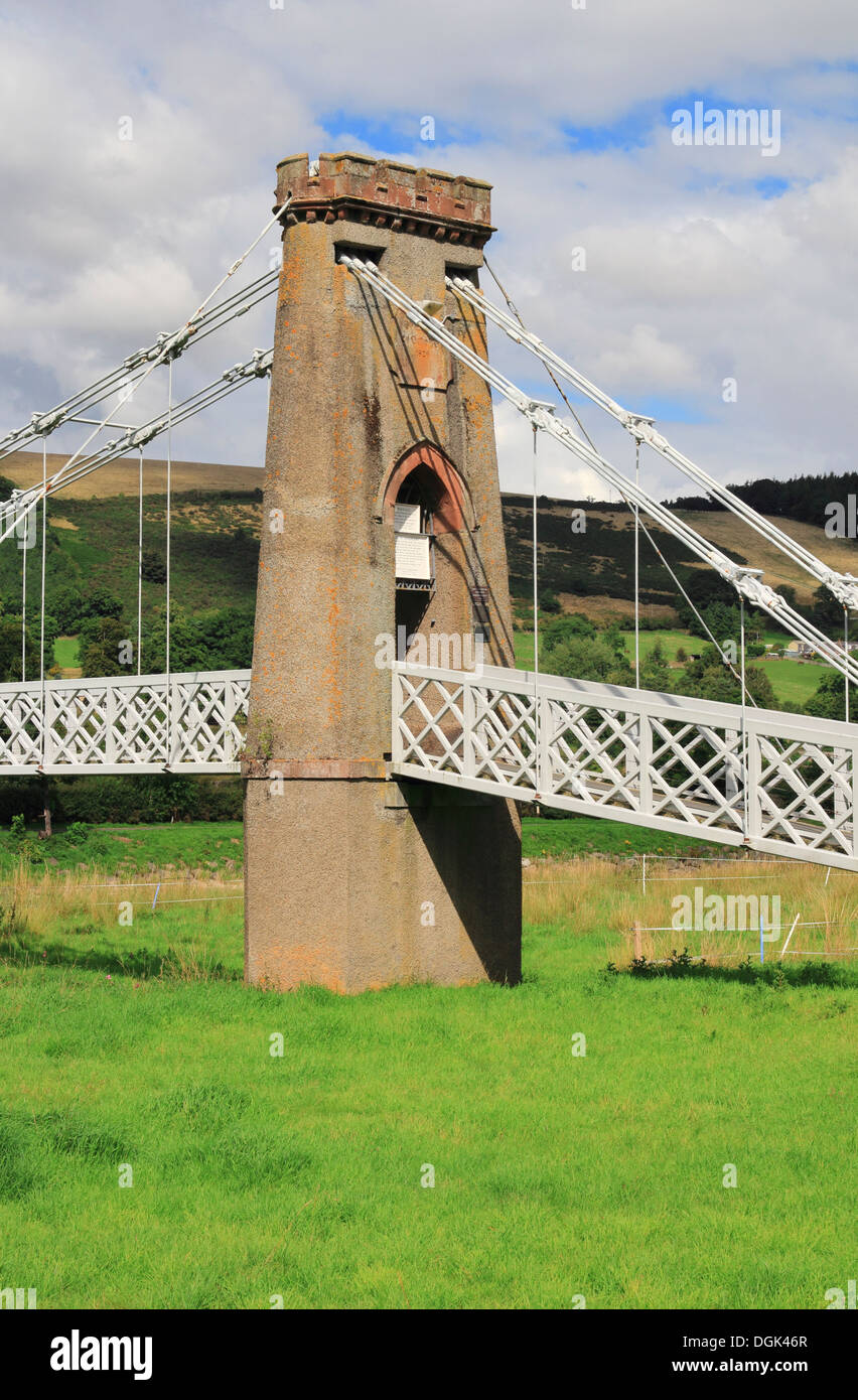 Gattonside suspension bridge hi-res stock photography and images - Alamy