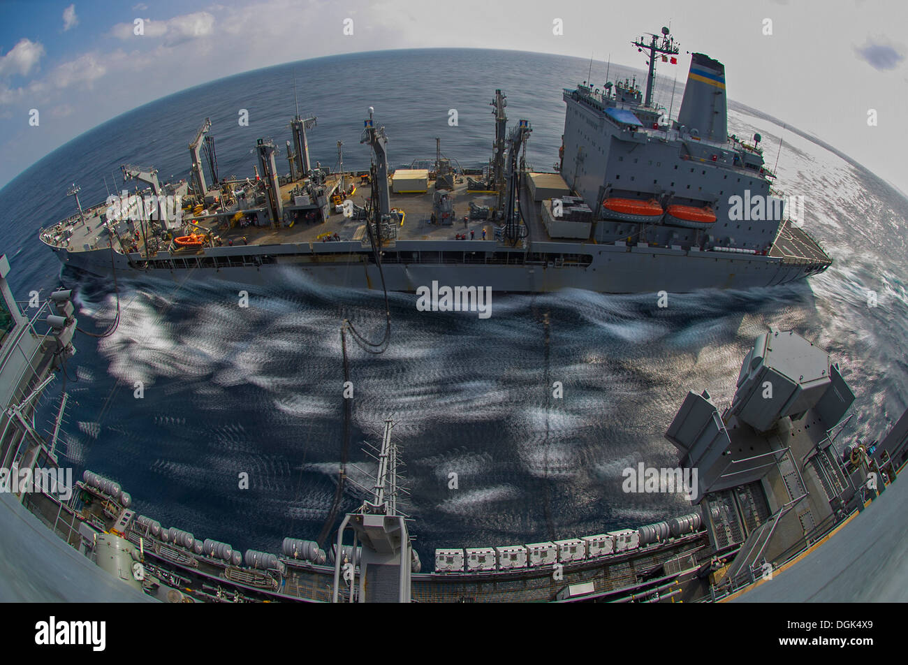 Military sealift command fleet replenishment oiler usns yukon t hi-res stock photography and ...