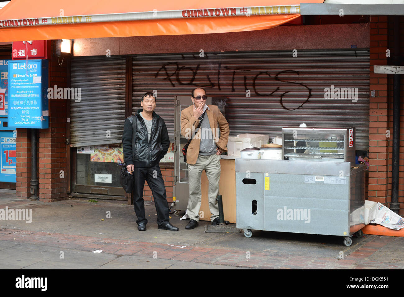 London UK 22th Oct 2013 : London Chinatown, Chinese community and all ...