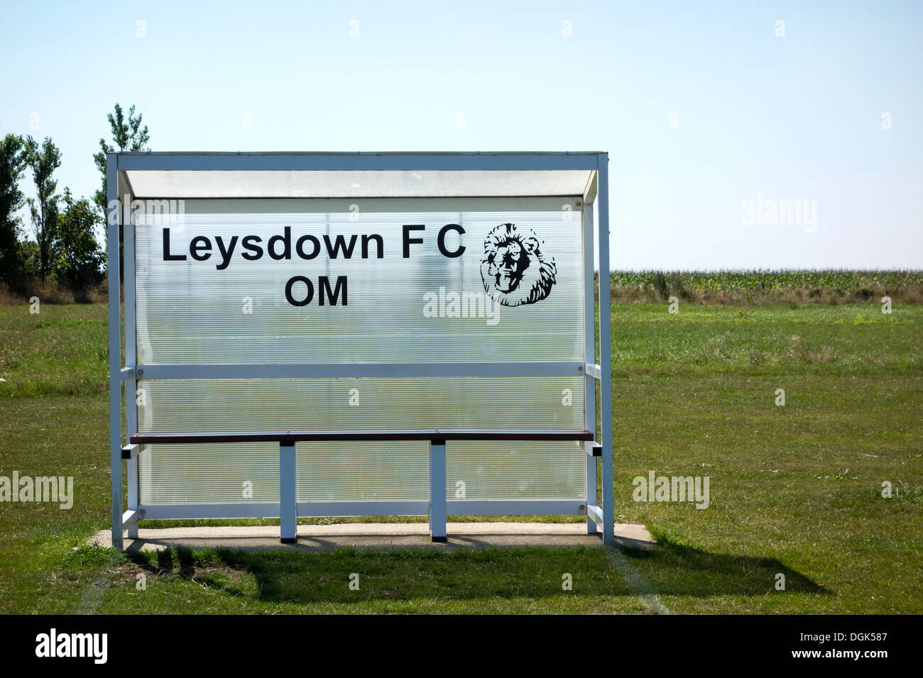 Leysdown FC Football Club - The Lions, Sheppey Kent UK Stock Photo - Alamy