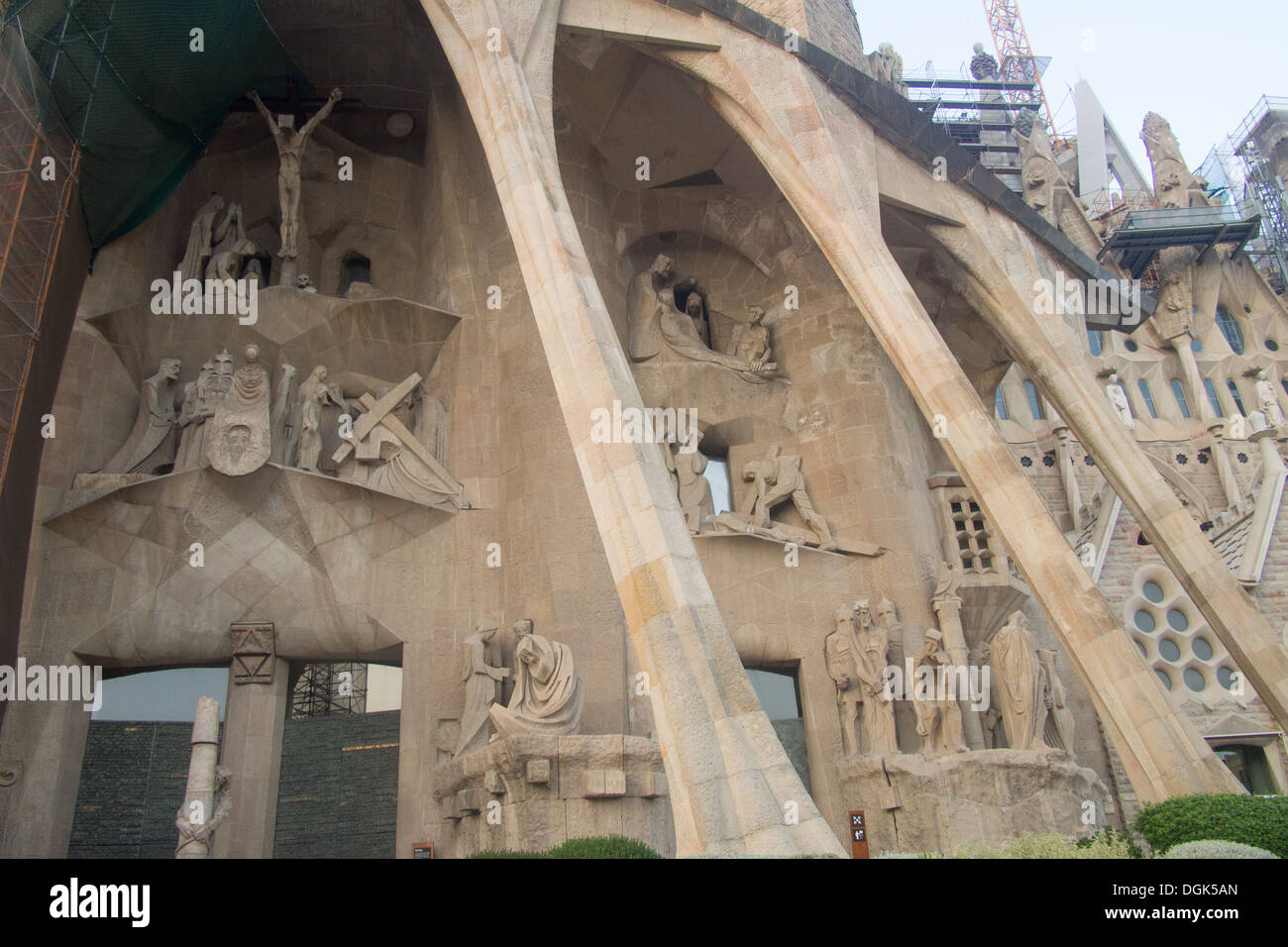 Antoni Gaudi's "Sagrada Familia" (Sacred Family) Cathedral, Barcelona ...