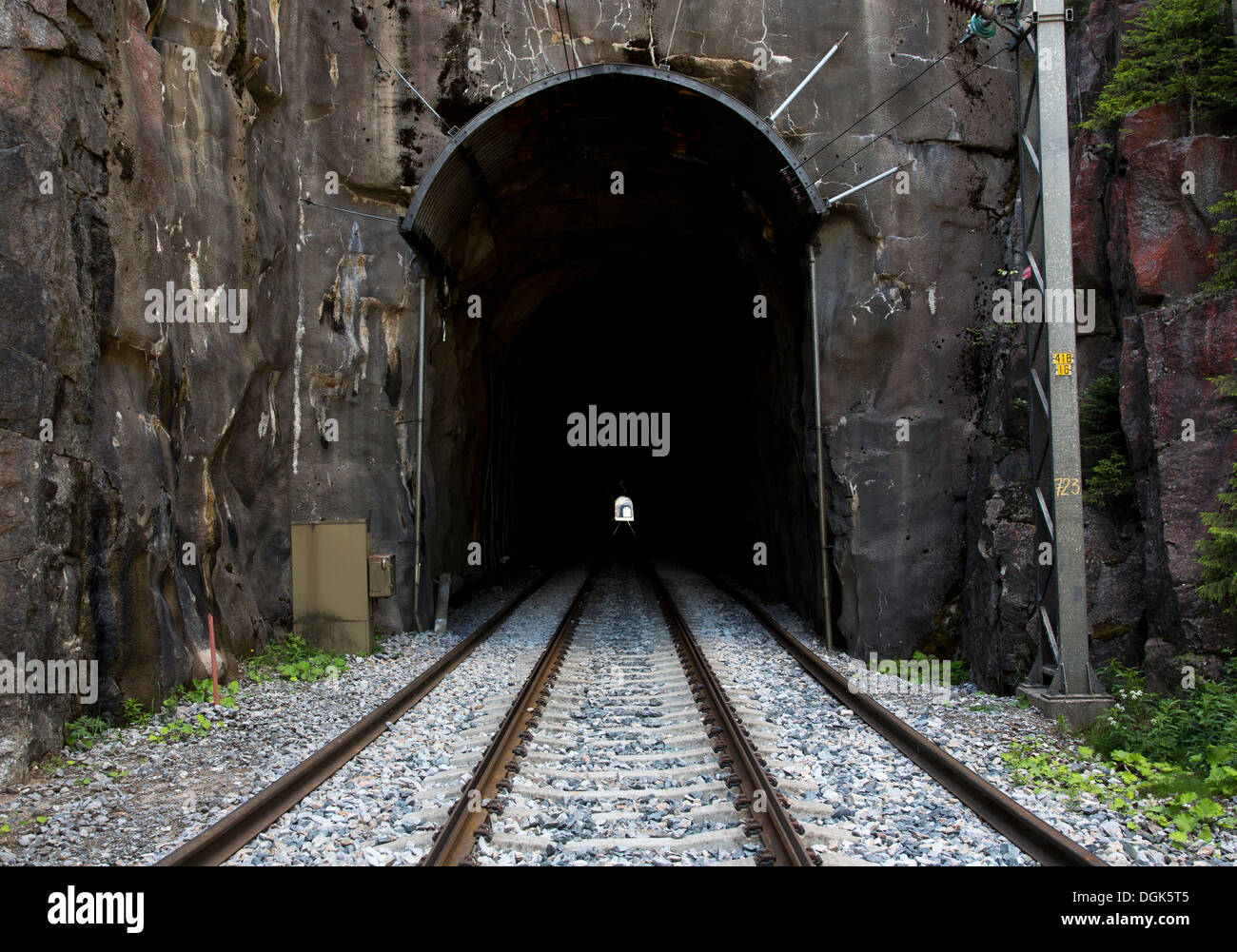 Railway Tunnel Entrance Tracks High Resolution Stock Photography and ...