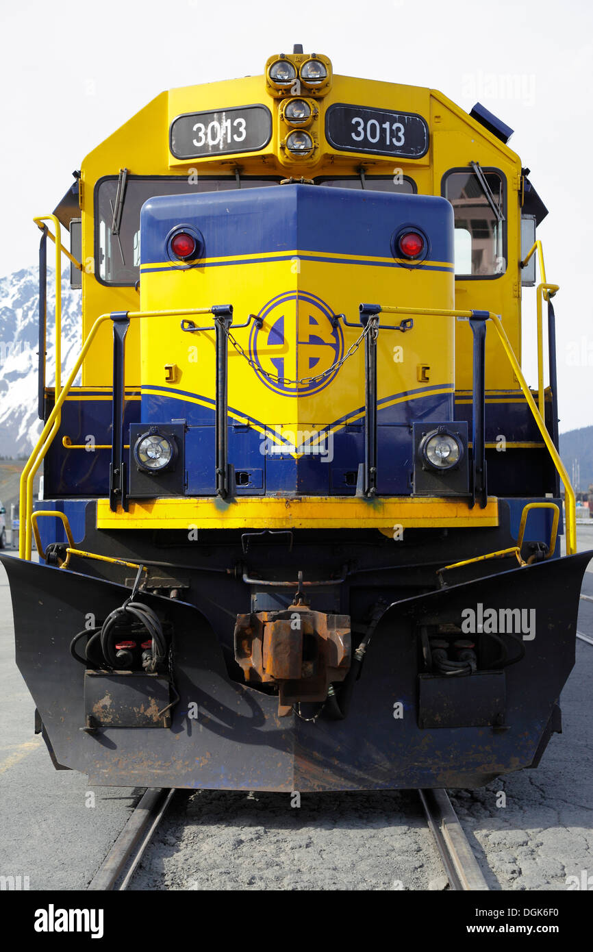 Alaska railroad anchorage train depot hi-res stock photography and ...