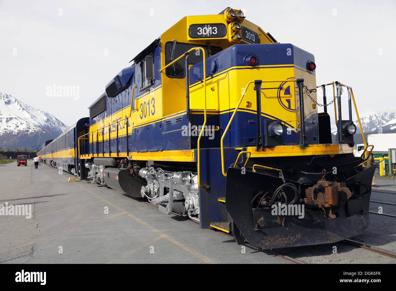 Alaska railroad seward depot hi-res stock photography and images - Alamy