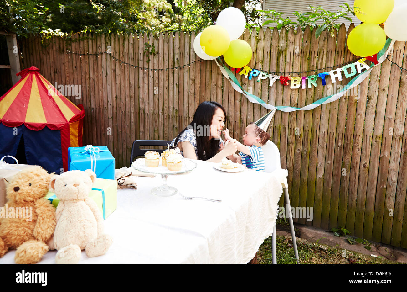 Boy first birthday cake hi-res stock photography and images - Alamy