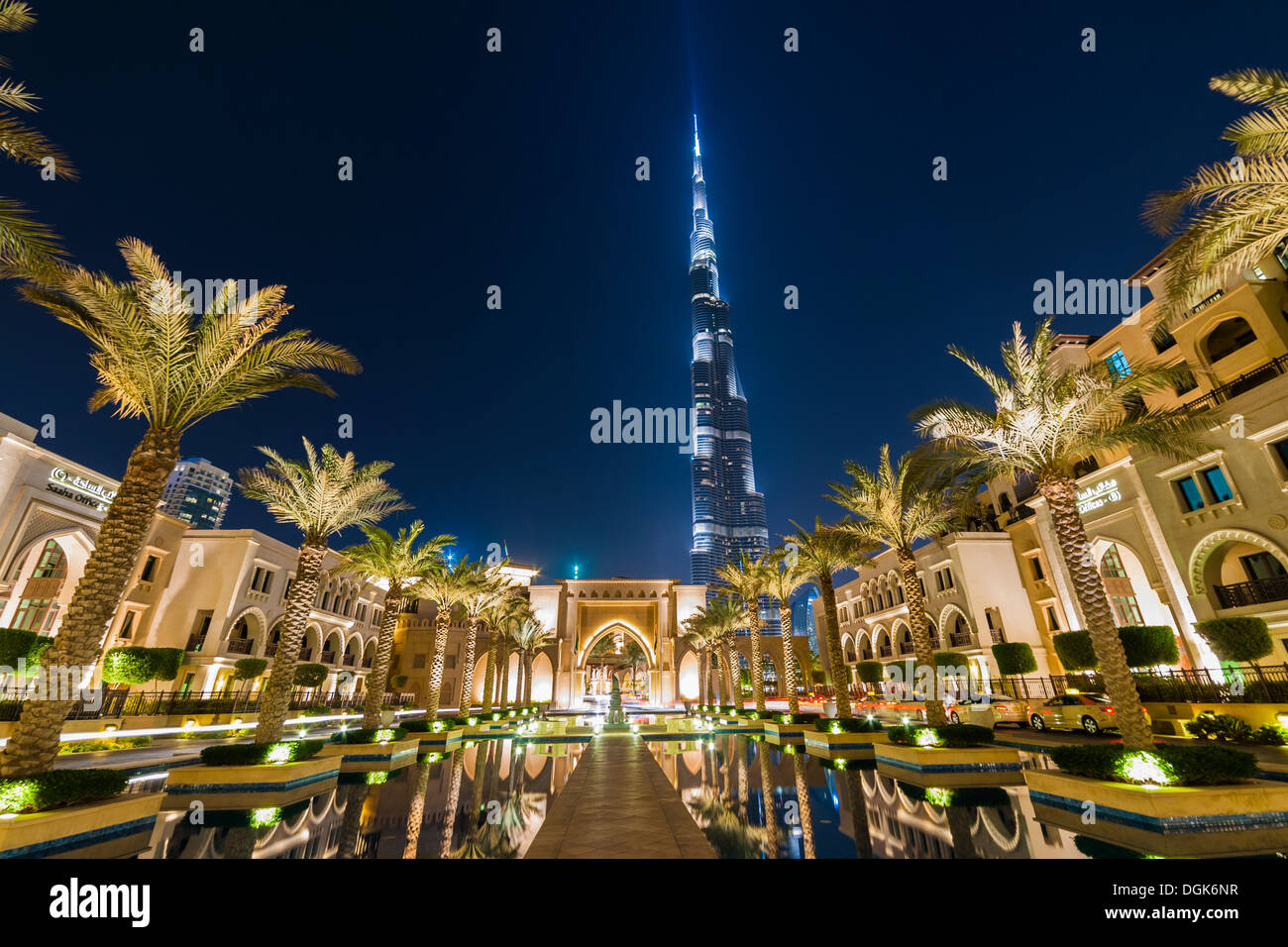 Burj khalifa at night hi-res stock photography and images - Alamy
