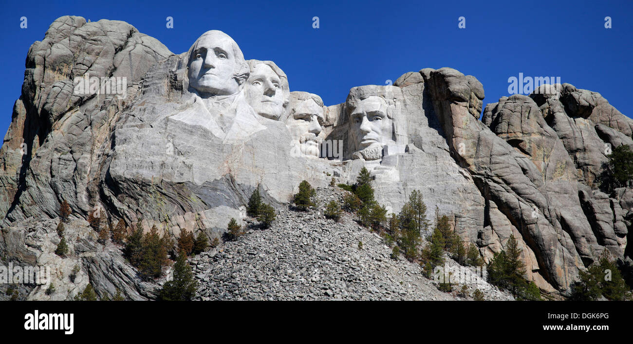 A view of Mount Rushmore in South Dakota Stock Photo - Alamy