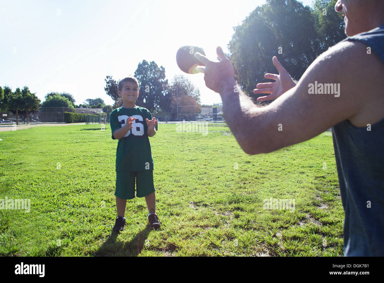 Playing Catch Football