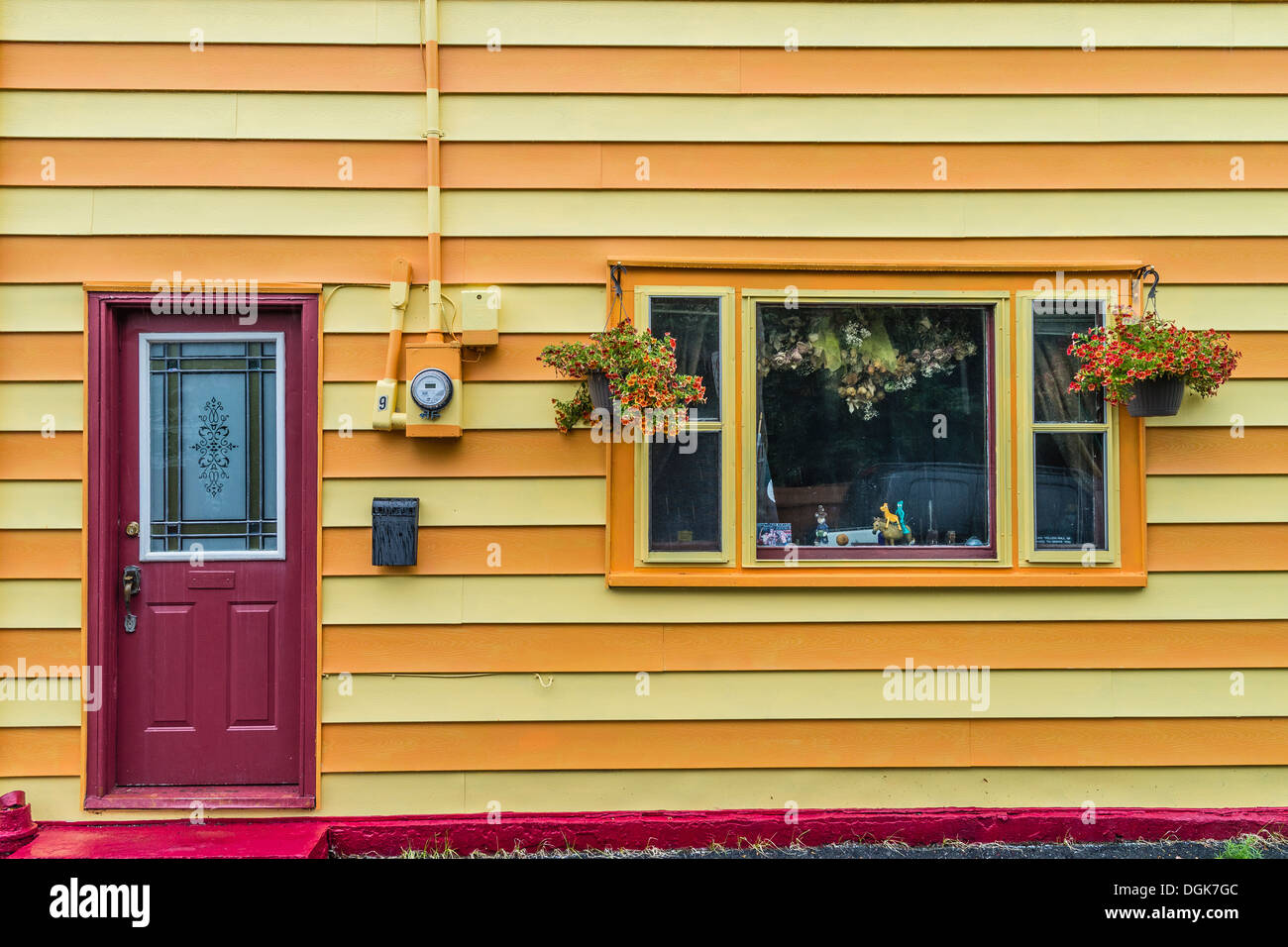 A typical, although unusual and somewhat garish, and brightly colored ...