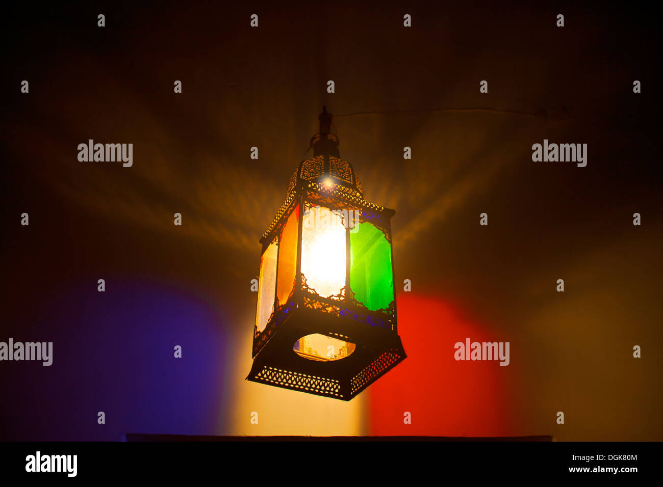 Morrocan Lantern, Marrakech, Morocco, North Africa Stock Photo - Alamy