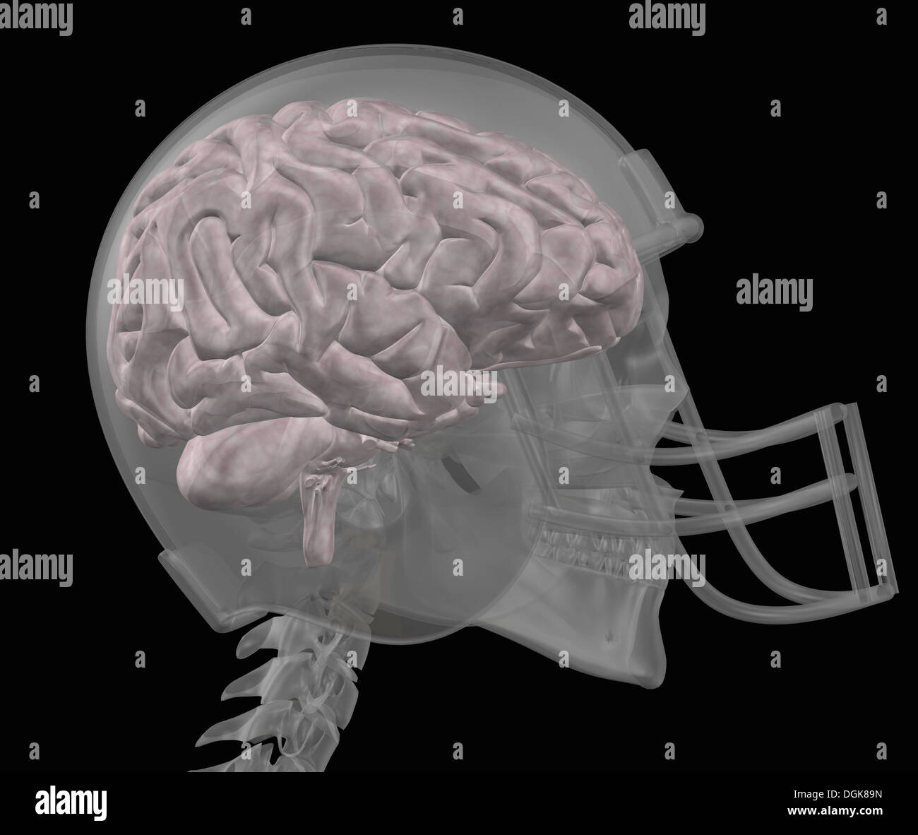 Football head sport science hi-res stock photography and images - Alamy