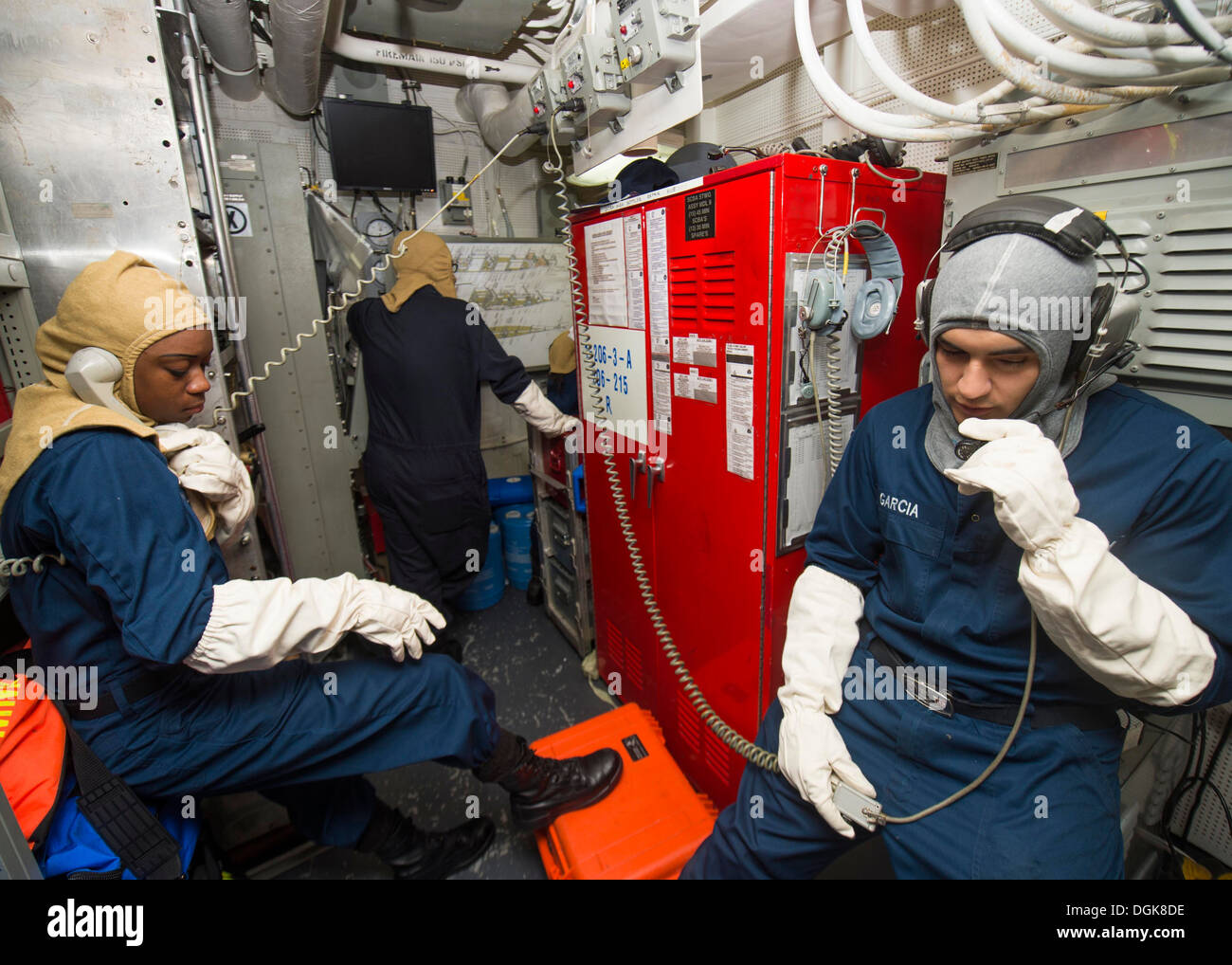 Ship’s Serviceman Seaman Christopher Garcia, right, and Ship’s ...