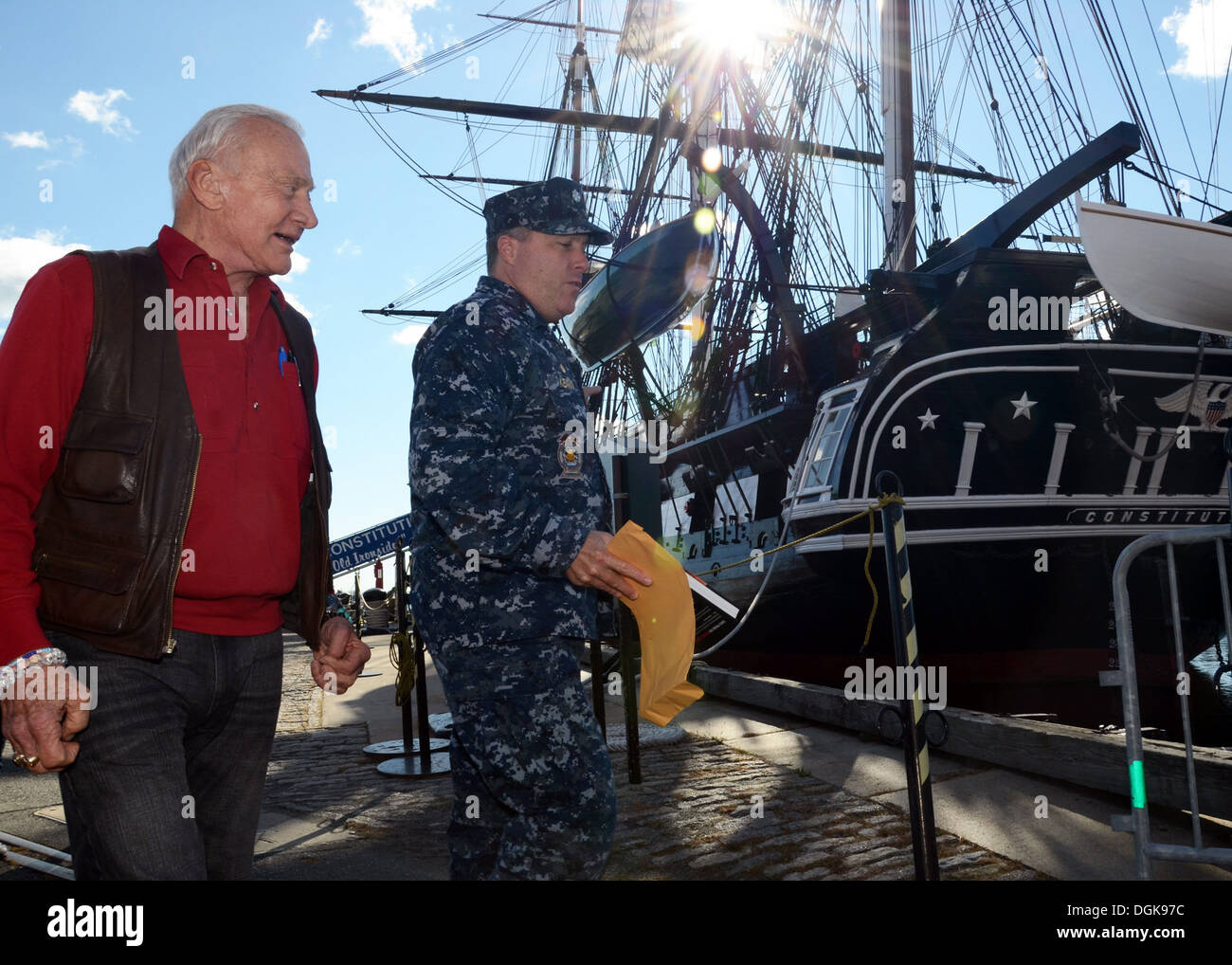 Buzz Aldrin, retired NASA astronaut and U.S. Air Force Col., is ...