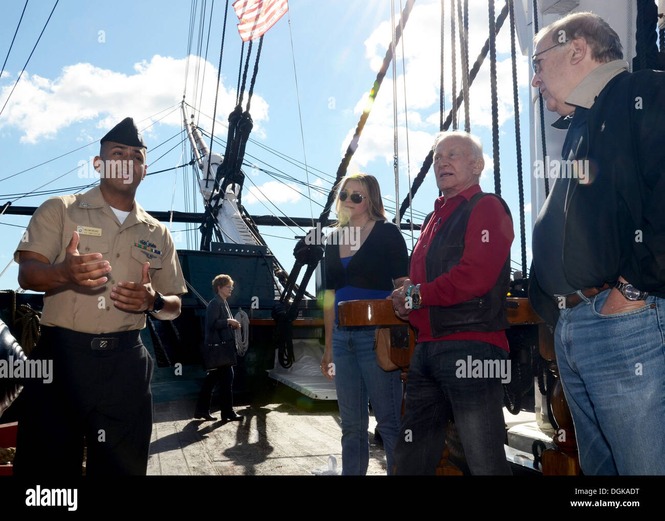 Buzz Aldrin, retired NASA astronaut and U.S. Air Force Col., second ...