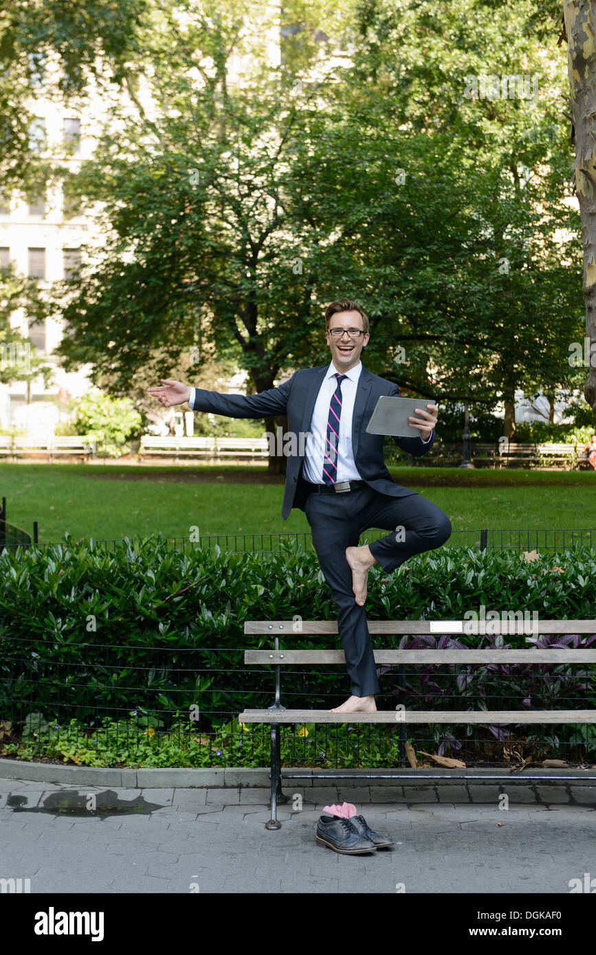 Young Man Standing One Leg High Resolution Stock Photography and Images ...