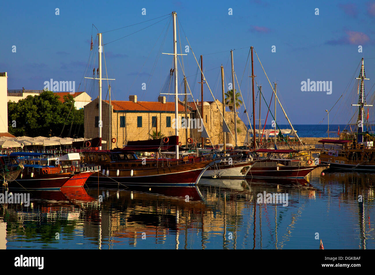 Kyrenia harbour kyrenia north cyprus hi-res stock photography and ...