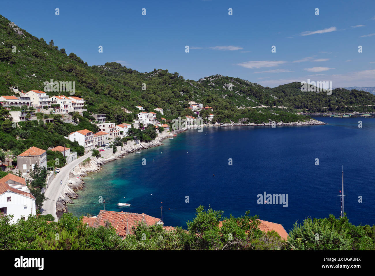 High angle view over Sobra Town Stock Photo - Alamy
