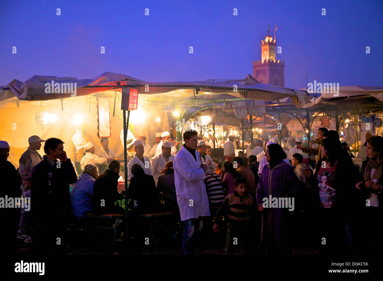 The Night Market, Jemaa El Fna Square, Marrakech, Morocco, North Africa ...
