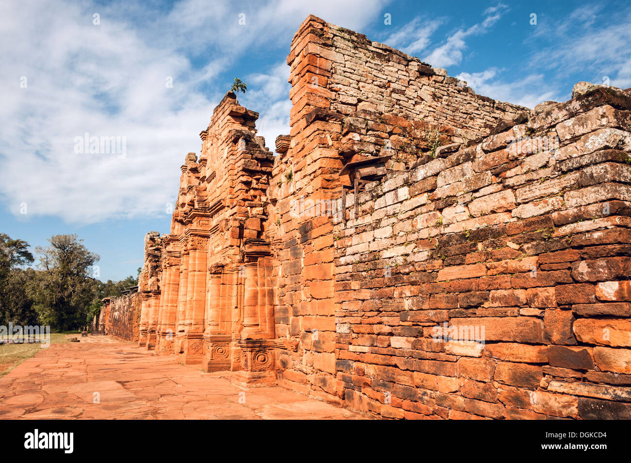 San Ignacio-Mini mission founded in 1632 by the Jesuits, Misiones ...