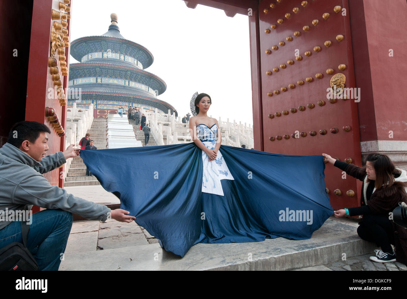 Take photo in front of the temple hi-res stock photography and images ...