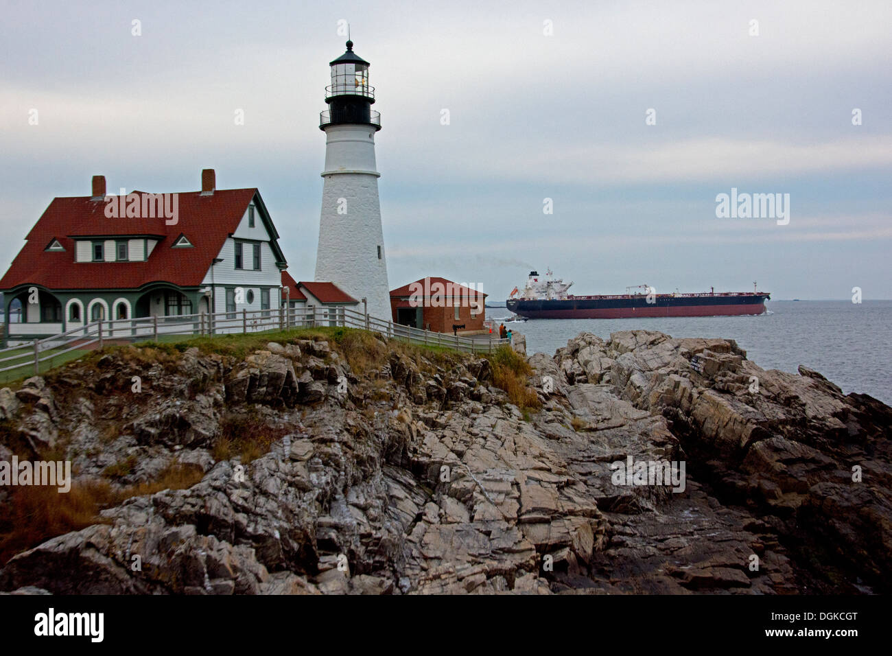 Portland head lighthouse hi-res stock photography and images - Alamy