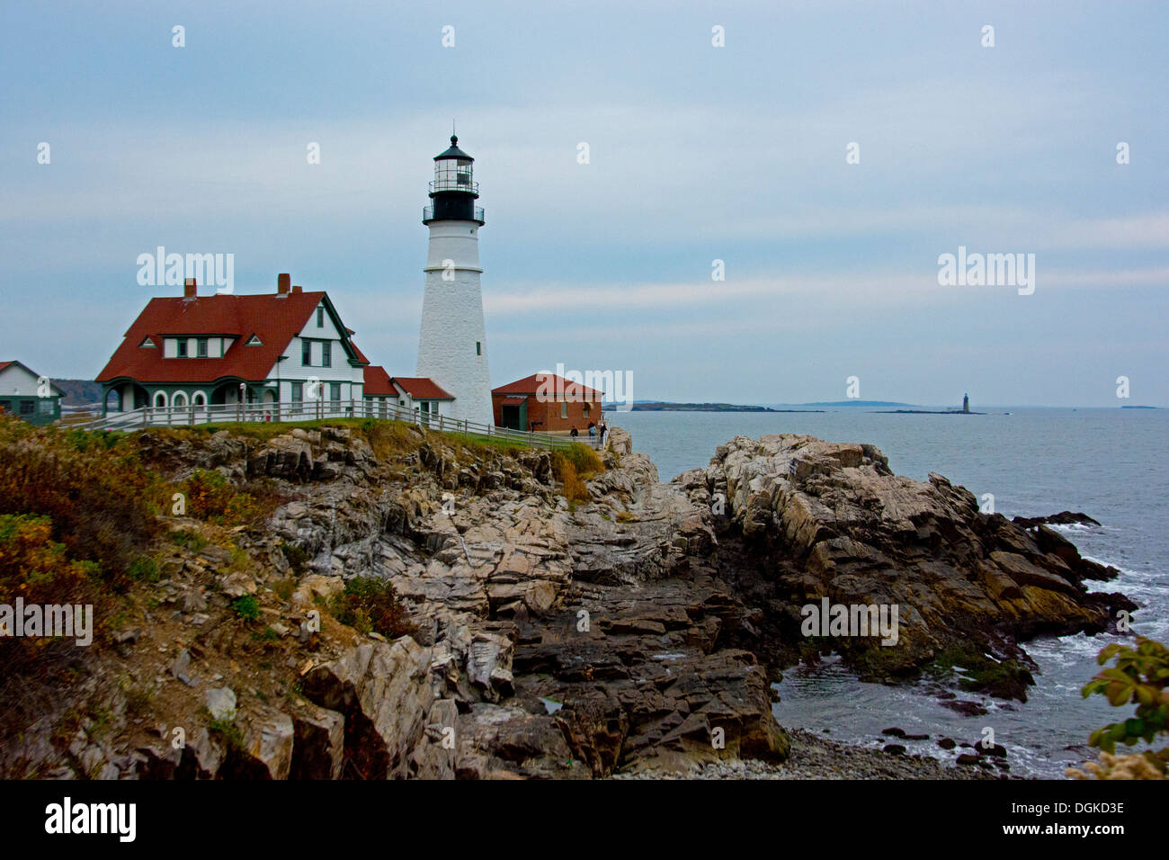 Portland head lighthouse hi-res stock photography and images - Alamy