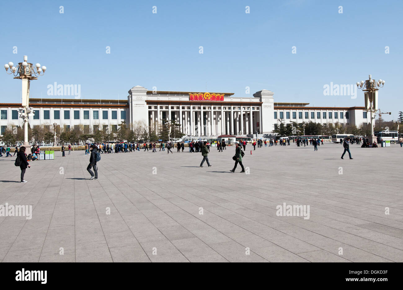The National Museum of China seen from Tiananmen Square in Beijing ...