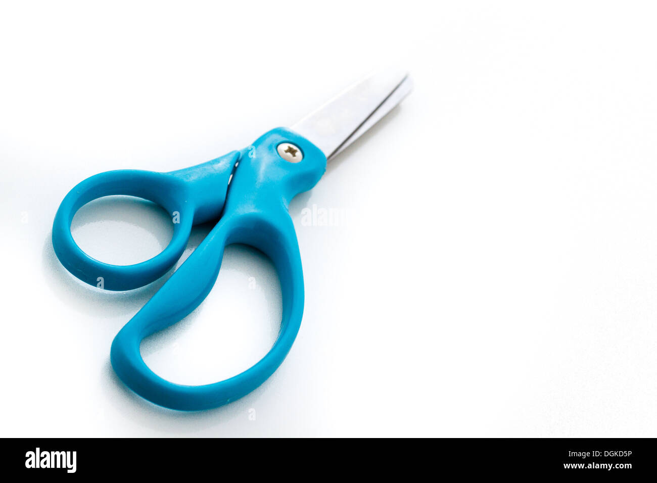 Color scissors for school supplies on a white background Stock Photo ...