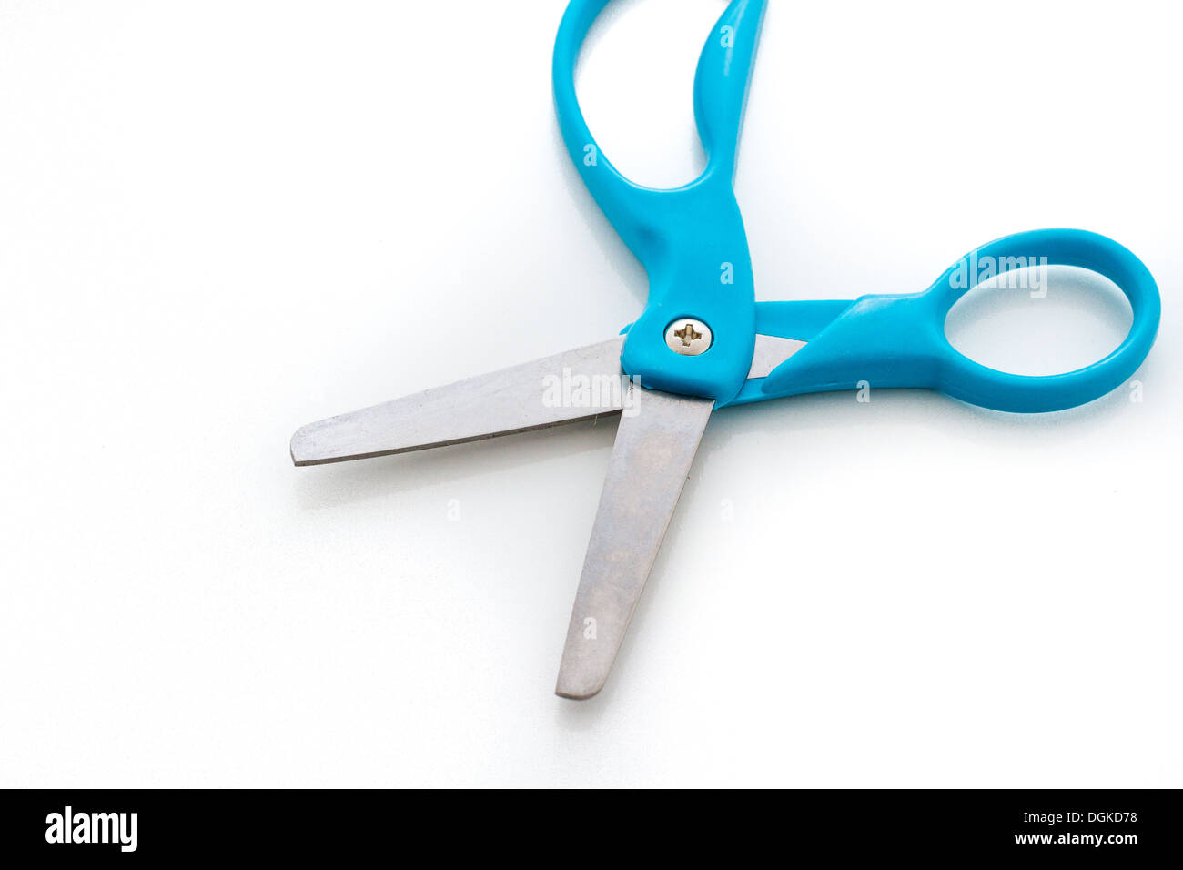 Color scissors for school supplies on a white background Stock Photo ...