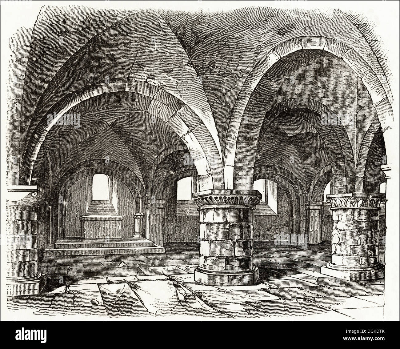 Anglo Saxon Britain. Edward the Confessor's Chapel in Westminster Abbey ...