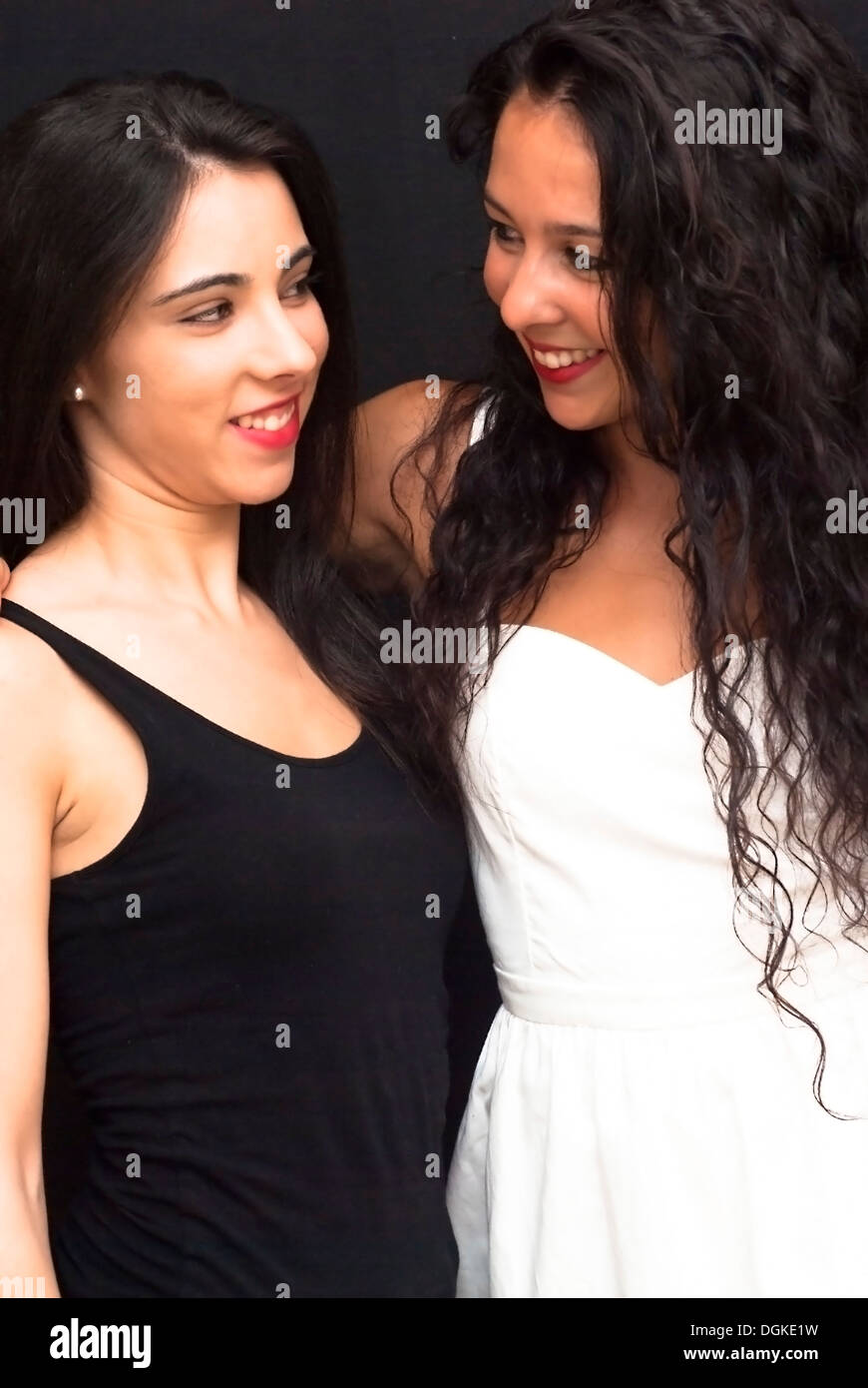 Two beautiful friends Stock Photo - Alamy