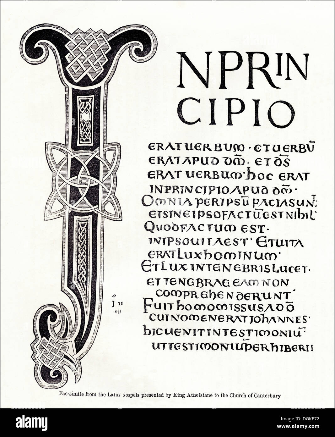 Anglo saxon king manuscript hi-res stock photography and images - Alamy