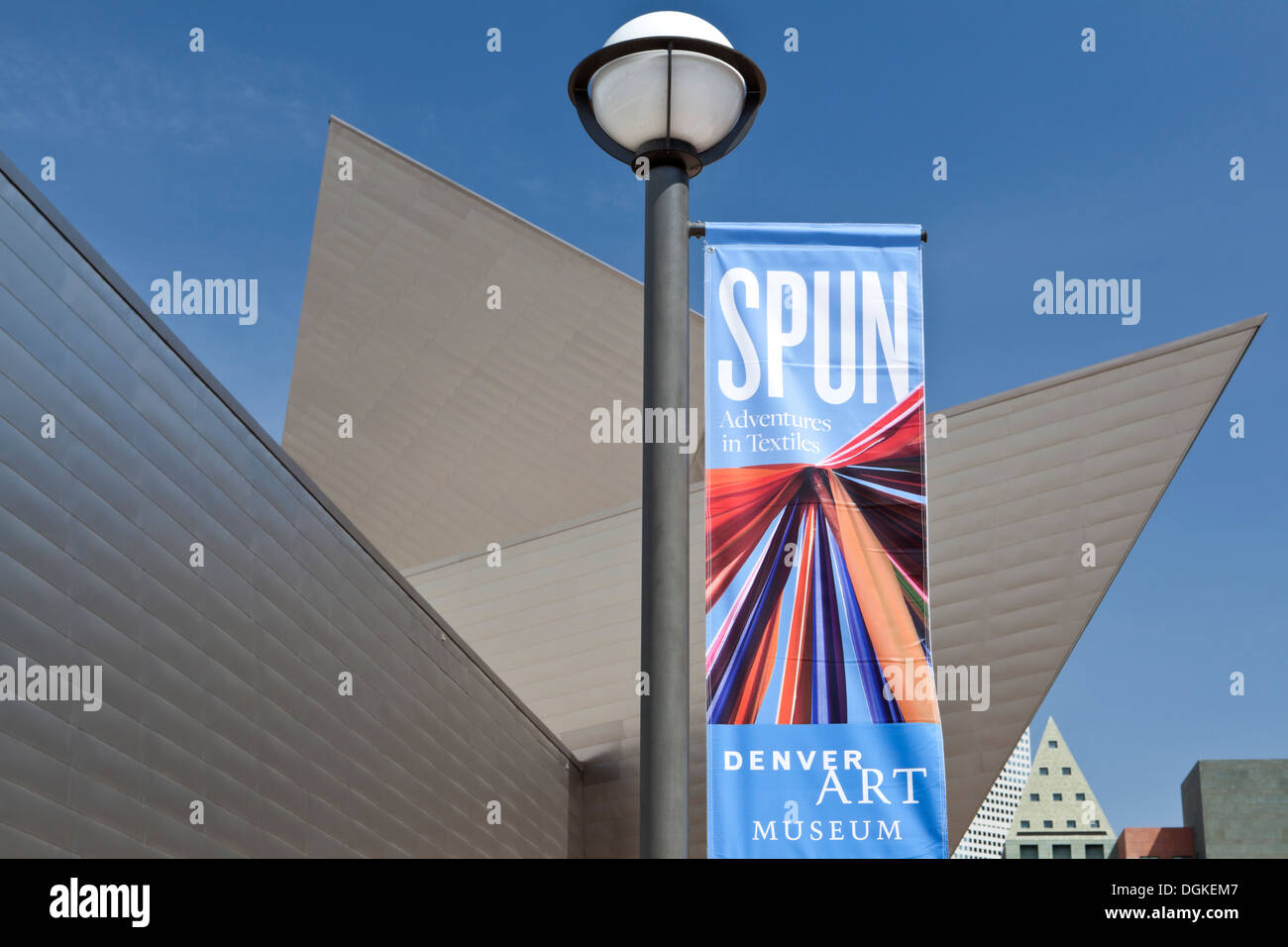 The Frederic C Hamilton Building at Denver Art Museum Stock Photo - Alamy