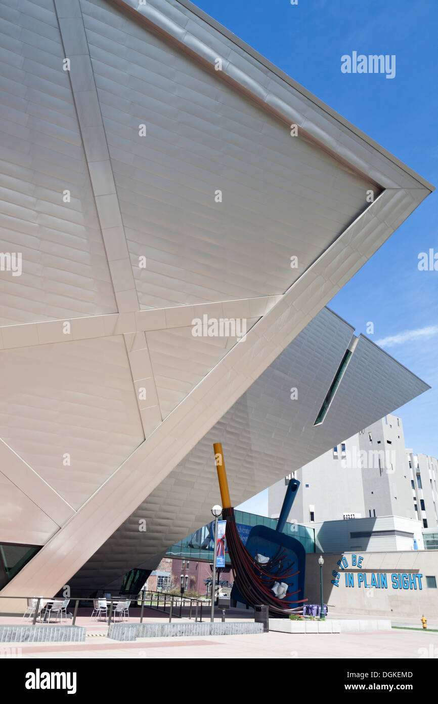 The Frederic C Hamilton Building at Denver Art Museum Stock Photo - Alamy