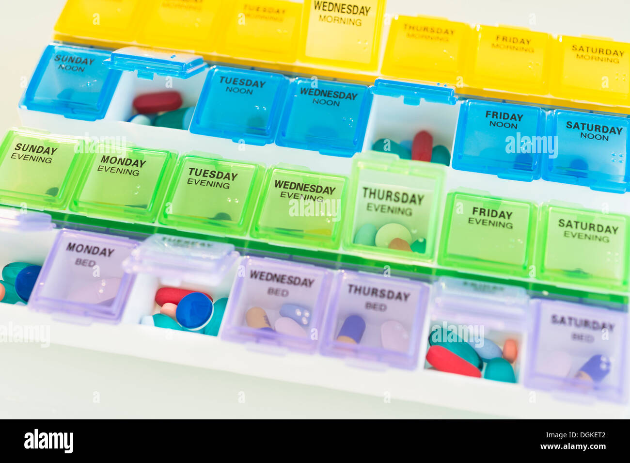 Pill containers hi-res stock photography and images - Alamy