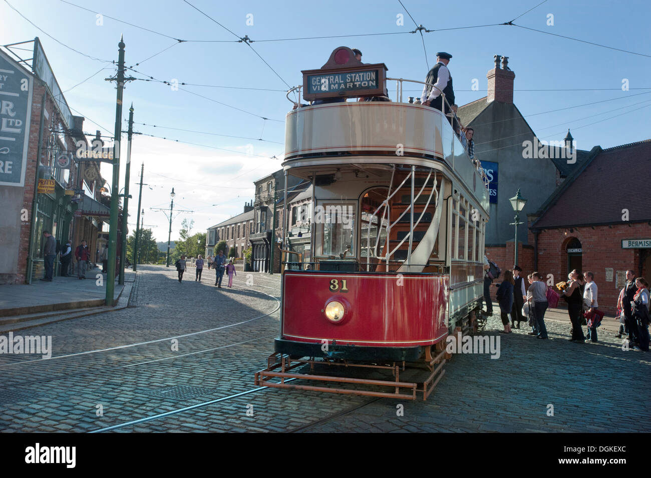 Vintage tram uk hi-res stock photography and images - Alamy