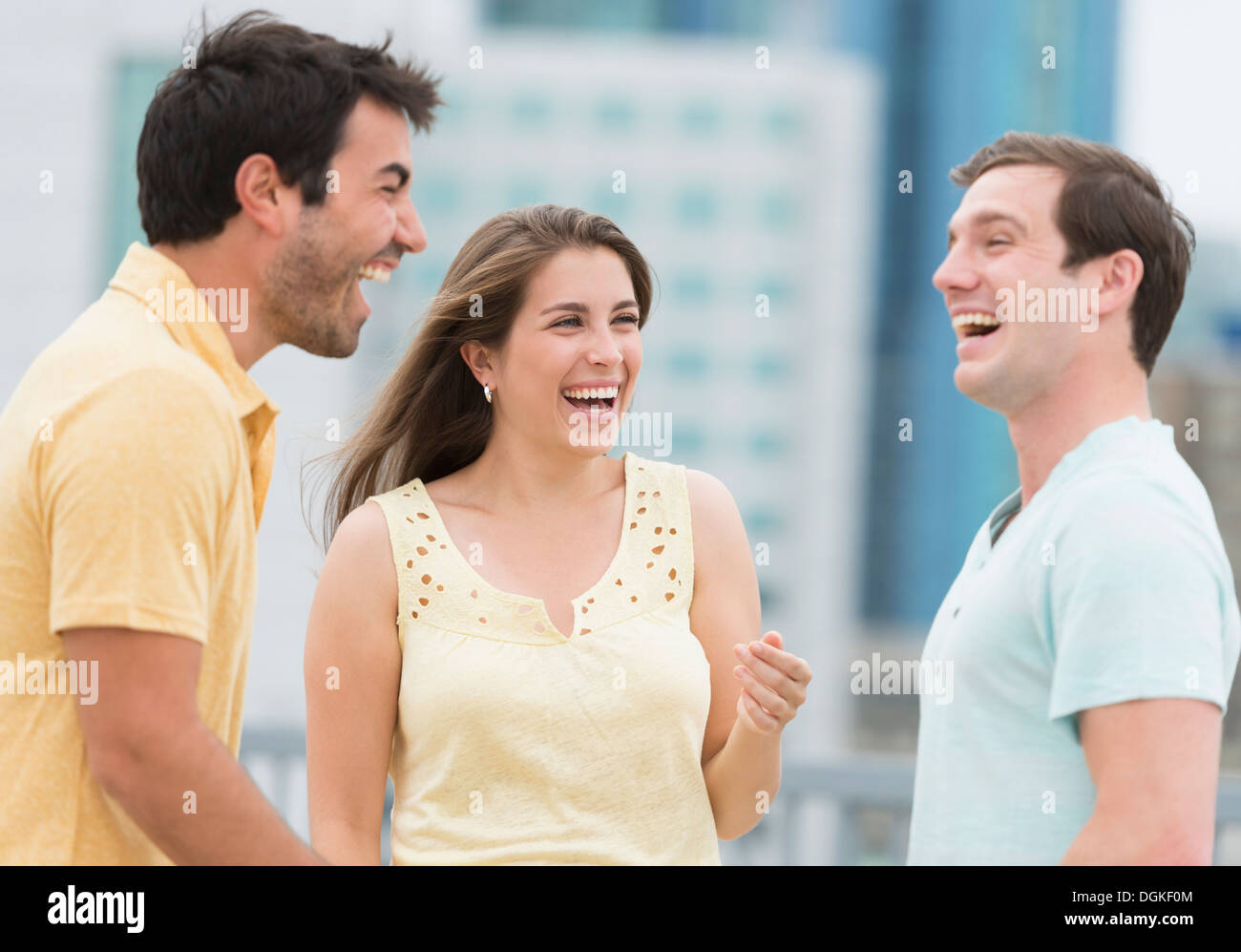 Friends hanging out Stock Photo - Alamy