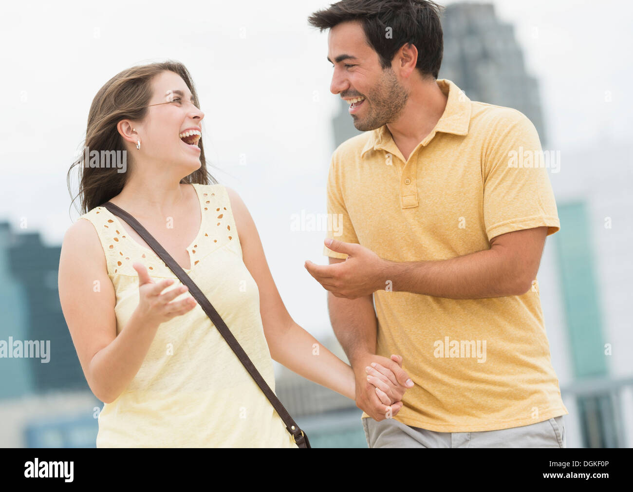 Couple hanging out Stock Photo - Alamy