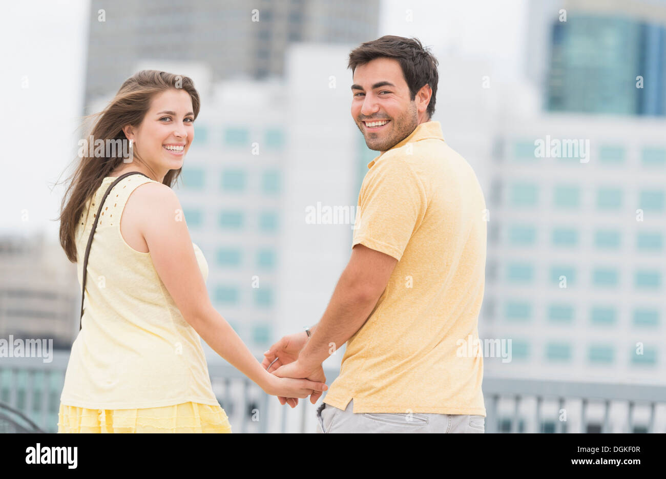 Rear view portrait couple hi-res stock photography and images - Alamy