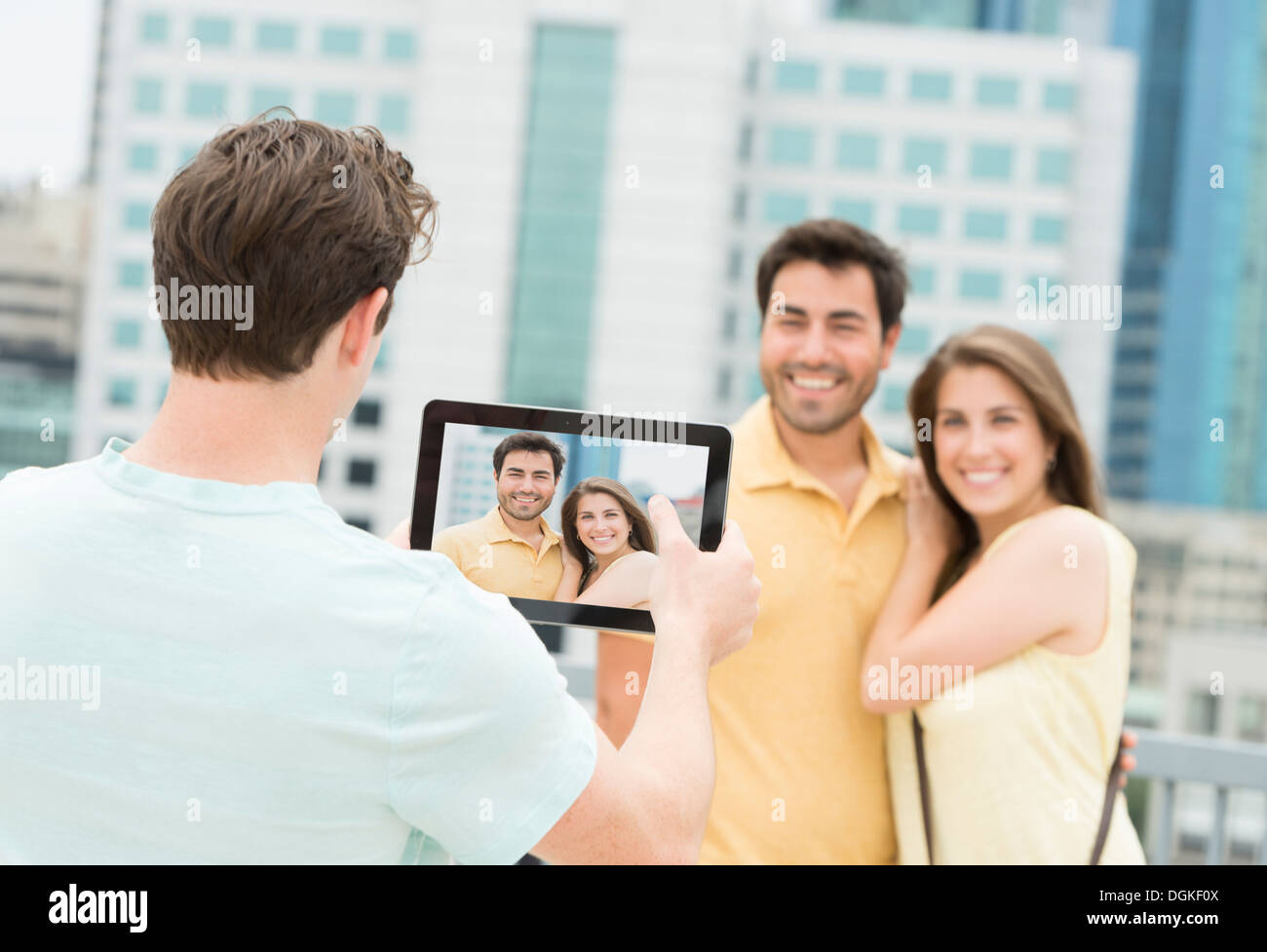 Photographing with tablet hi-res stock photography and images - Alamy