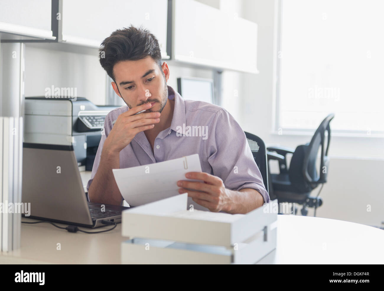 Concentration desk hi-res stock photography and images - Alamy