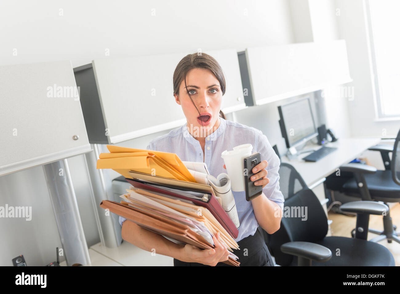 Panic paperwork hi-res stock photography and images - Alamy