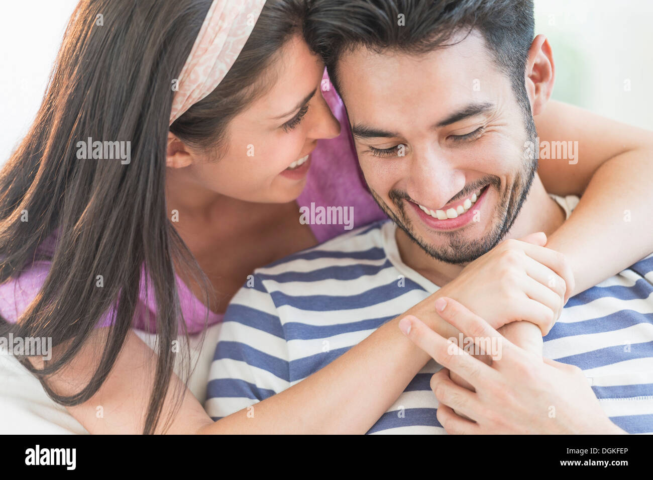 Good looking couple hugging hi-res stock photography and images - Alamy