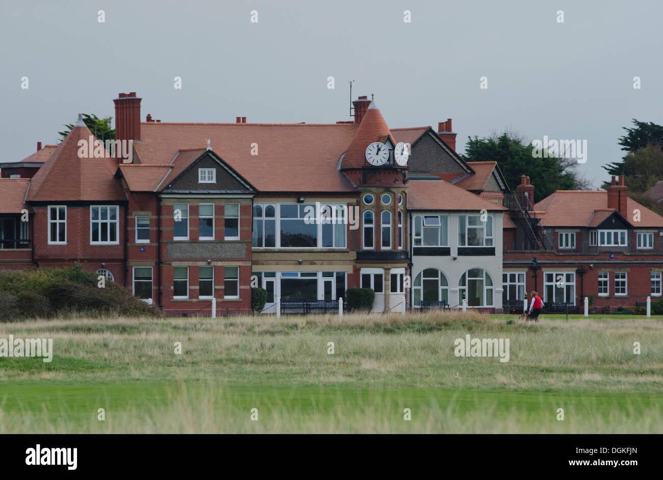 Clubhouse at Royal Liverpool Golf Club in Hoylake. The Wirral town will ...