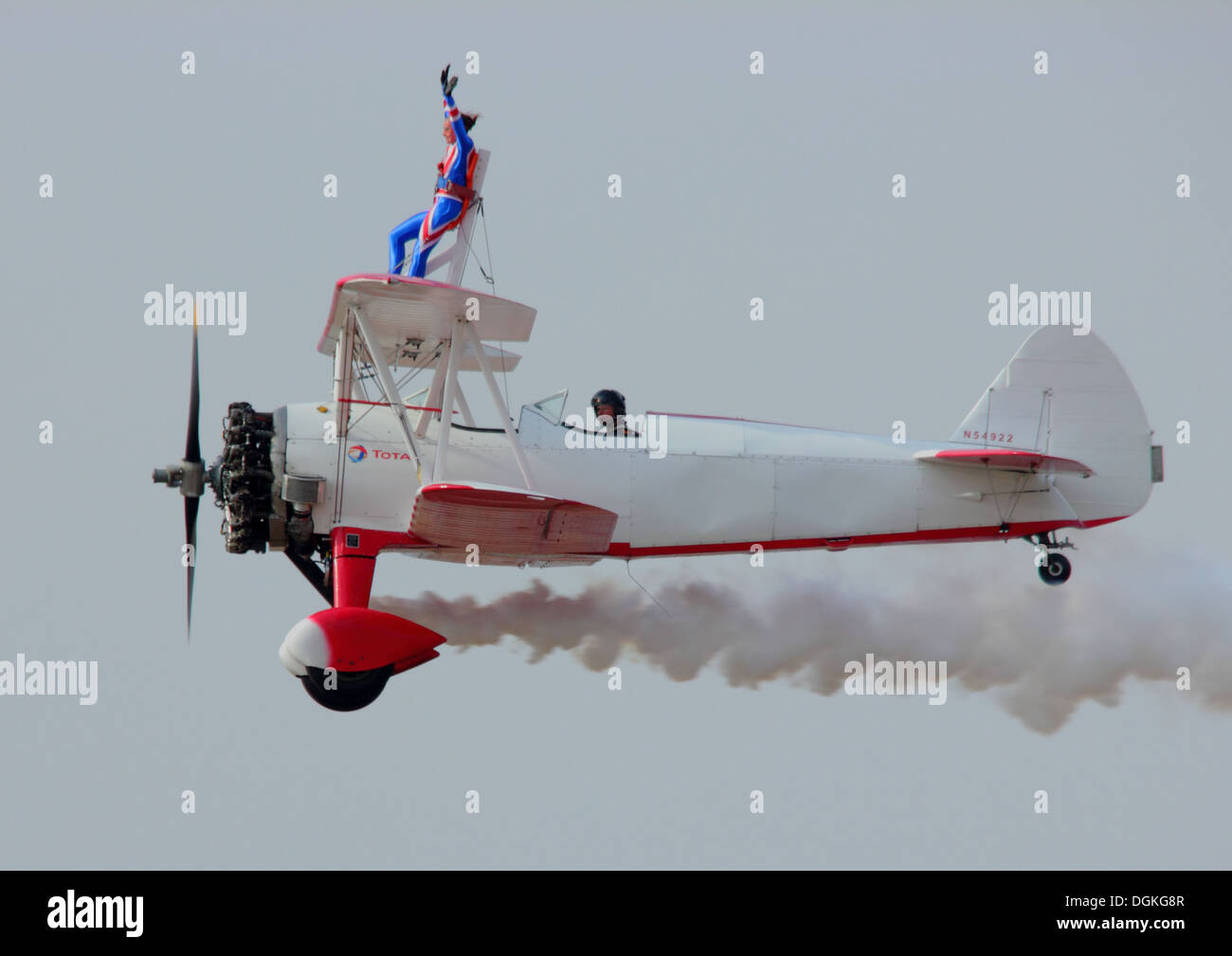 Stearman aircraft wing walker hi-res stock photography and images - Alamy