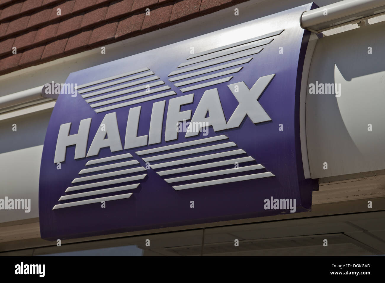 A Halifax bank sign, England Stock Photo - Alamy