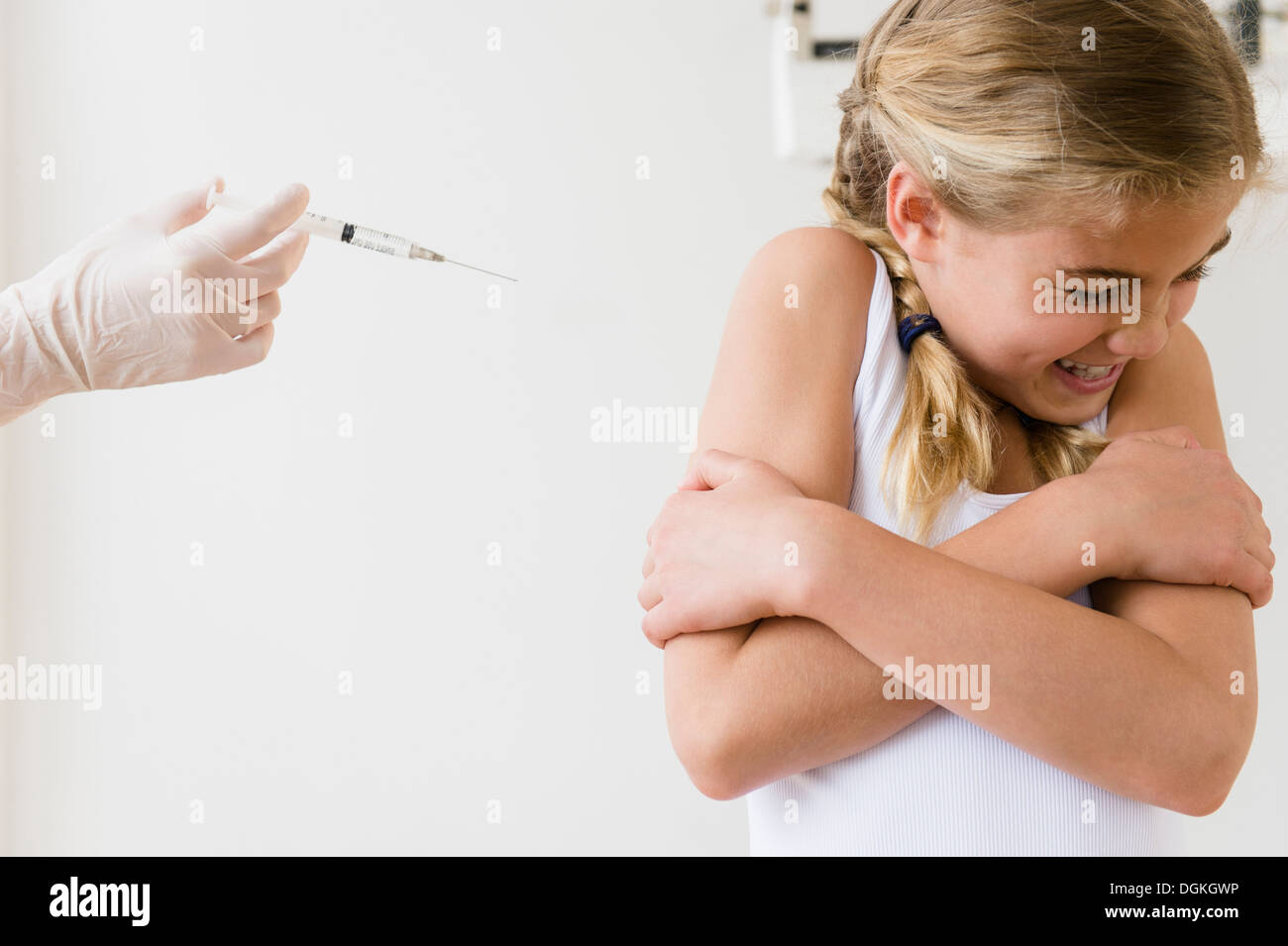 Girl have injection hi-res stock photography and images - Alamy