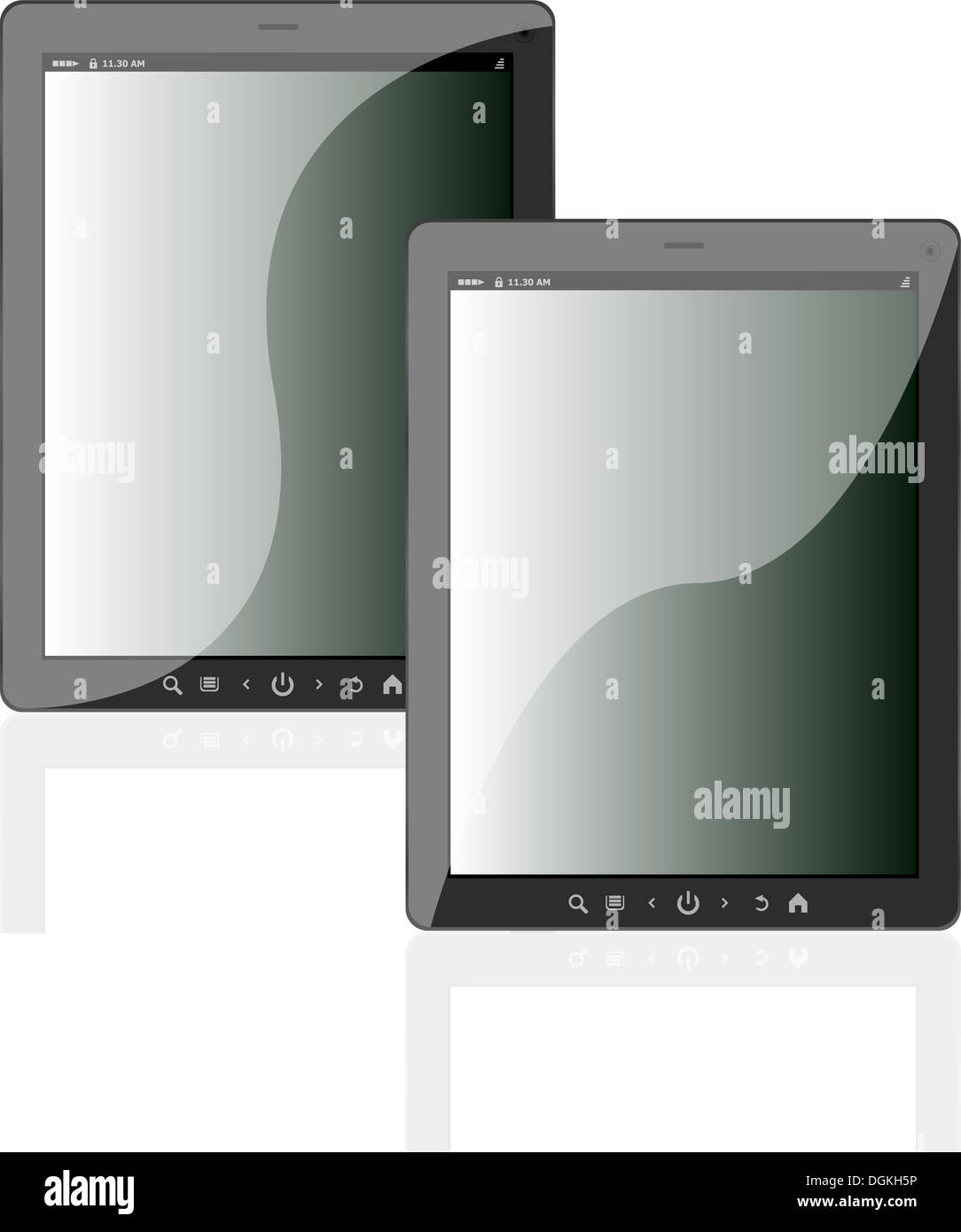 Set of tablet pc Stock Photo - Alamy