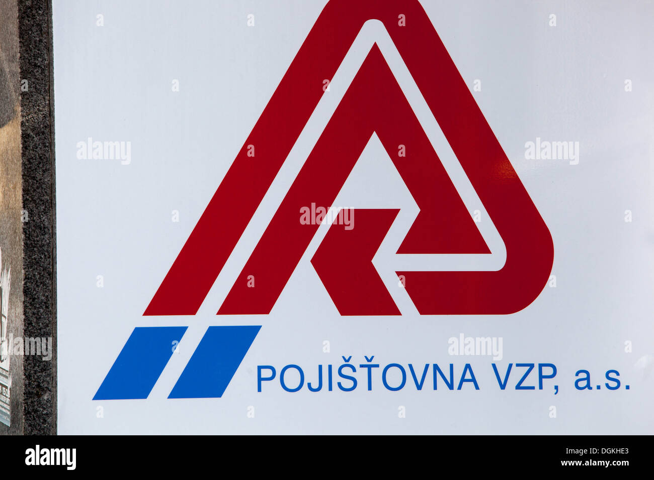 VZP logo, Prague Czech Republic Stock Photo - Alamy