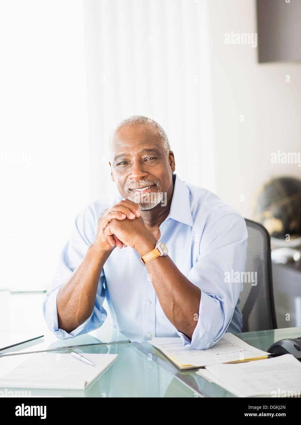 Contented african american business hi-res stock photography and images ...